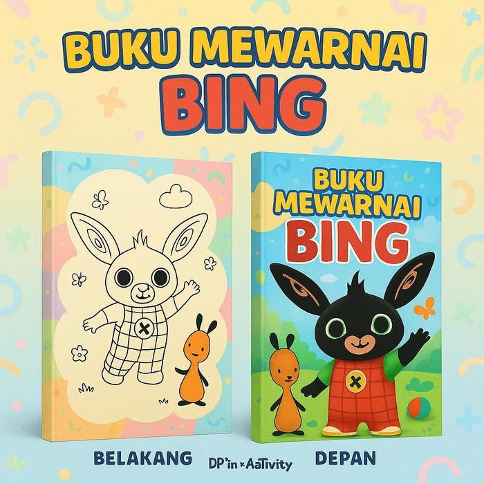 Jual DpinxAaTivityBuku Gambar Mewarnai [ BING ] Anak Karakter Lucu ...