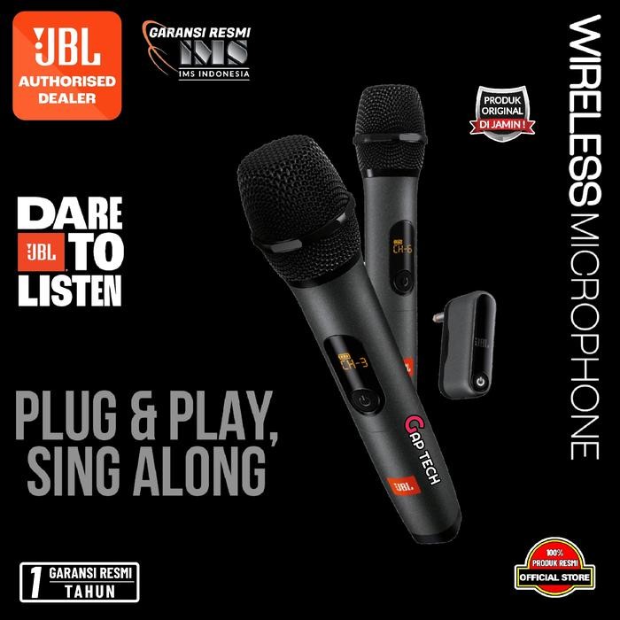 Jual JBL AS2 Wireless Microphone / Wireless Mic / Wireless Two ...
