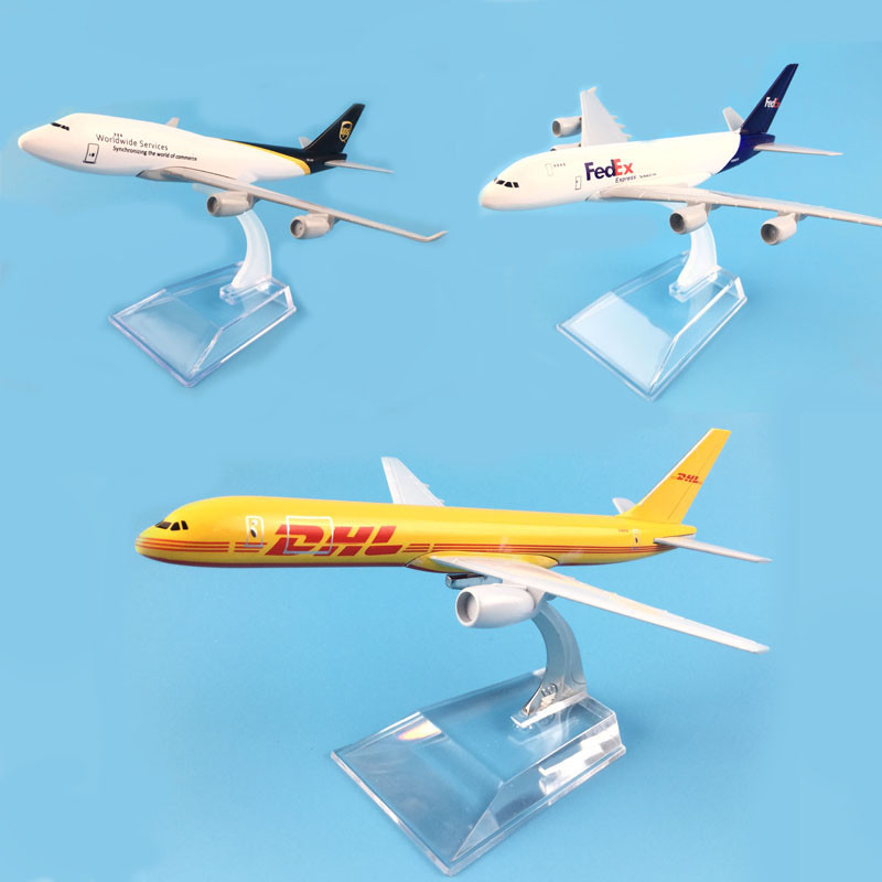 Jual 16cm Airplane Model DHL Boeing B757 UPS Boeing B747 FEDEX EXPRESS ...