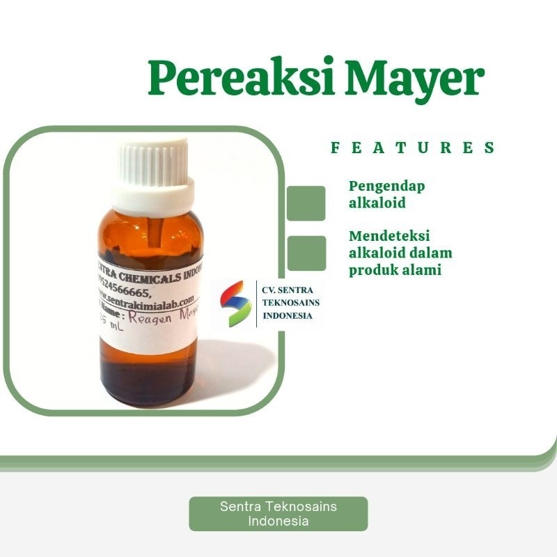 Jual Pereaksi Mayer / Reagen Mayer 10 ml | Shopee Indonesia