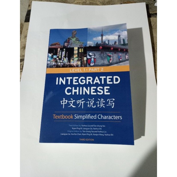 Jual Buku Integrated Chinese: Textbook Simplified Characters | Shopee ...