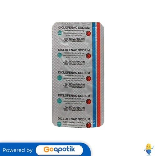 Jual Diclofenac Sodium Novapharin 50 Mg Strip 10 Tablet | Shopee Indonesia