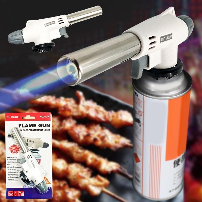 Jual Kepala Portable Gas Torch Flame Gun Butane Blow Torch Gun ...