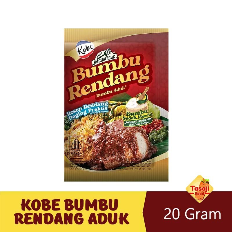 Jual Kobe Bumbu Rendang Bumbu Aduk 20gr | Shopee Indonesia