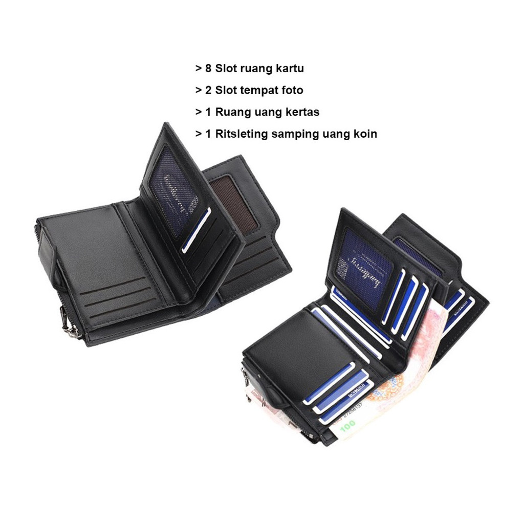 Jual DOMPET PENDEK LIPAT PRIA N11 DOMPET LIPAT PRIA MATERIAL PU TEBAL ...