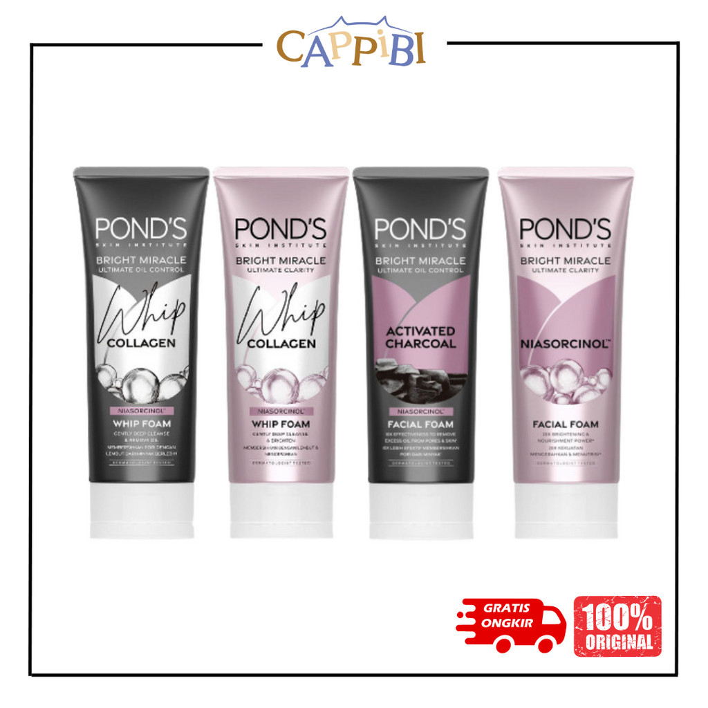 Jual Pond's Ponds Bright Beauty - Pure Bright Whip Facial Foam White ...