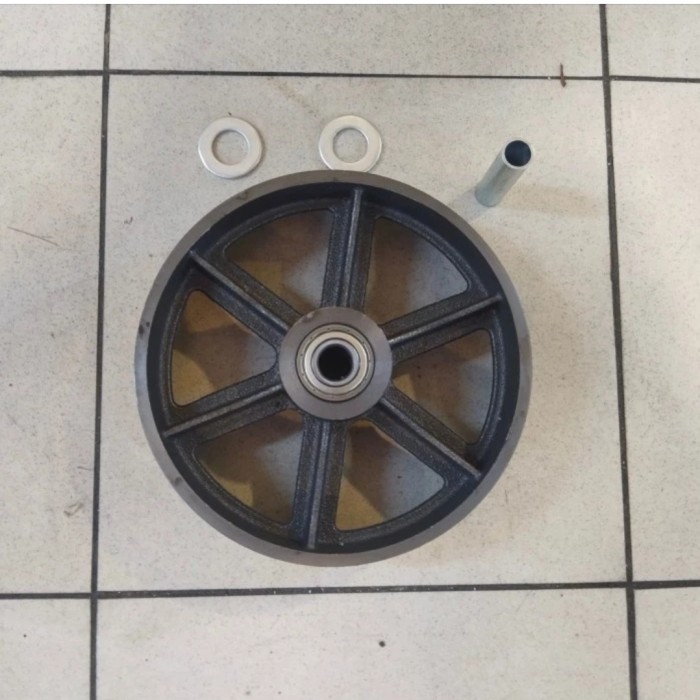 Jual Roda Besi Heavy Duty 8 inch Wheel Only | Shopee Indonesia