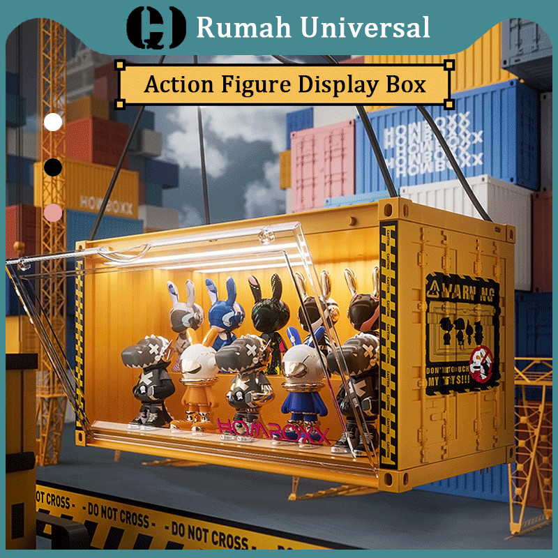 Jual Rak Pajangan / Action Figure Display Box White Acrylic Pop Mart ...