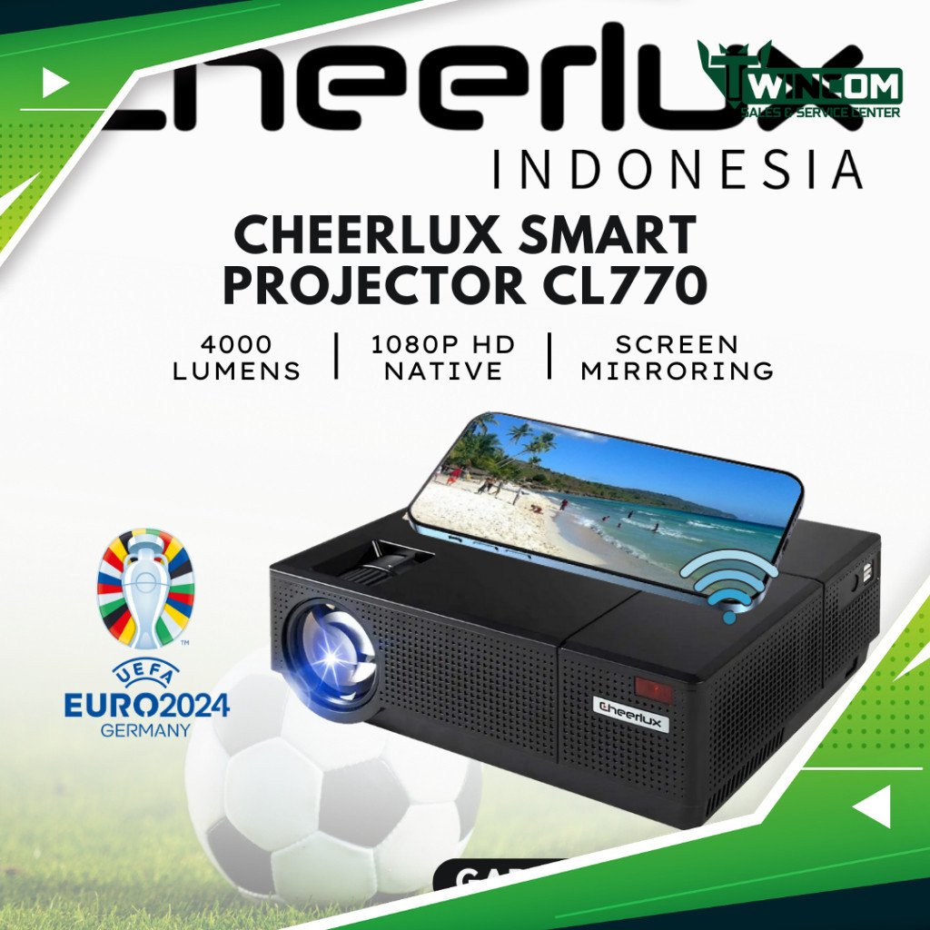 Jual Proyektor Android Mirroring Bluetooth | CHEERLUX CL770 ANDROID ...
