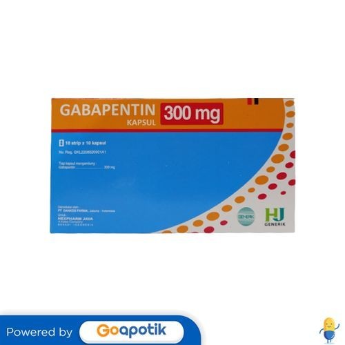 Jual Gabapentin Hexpharm 300 Mg Box 100 Kapsul | Shopee Indonesia