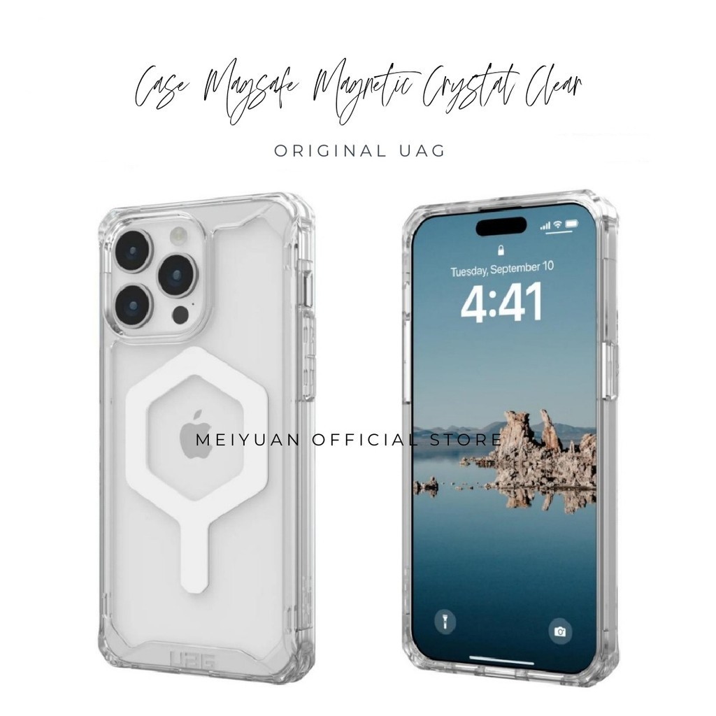 Jual Case UAG Plyo Magnetic Magsafe Super Cystal Clear For Iphone 11 12 ...