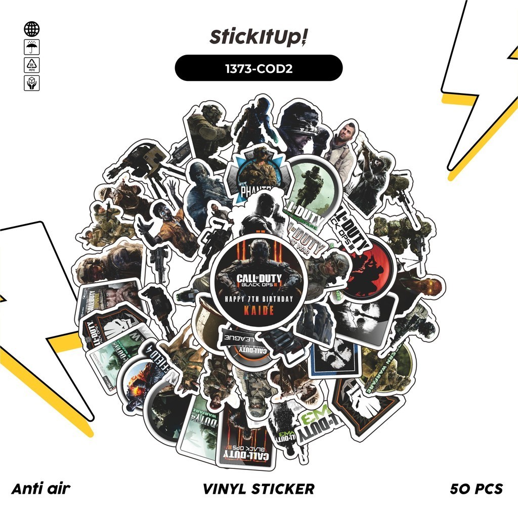 Jual COD 100 Pcs Stiker Pack Call of Duty Series Game v2 Lucu Aesthetic ...