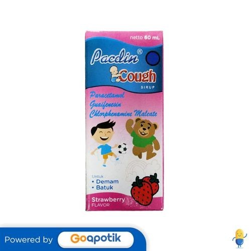 Jual Pacdin Cough Rasa Strawberry Syrup 60 Ml | Shopee Indonesia