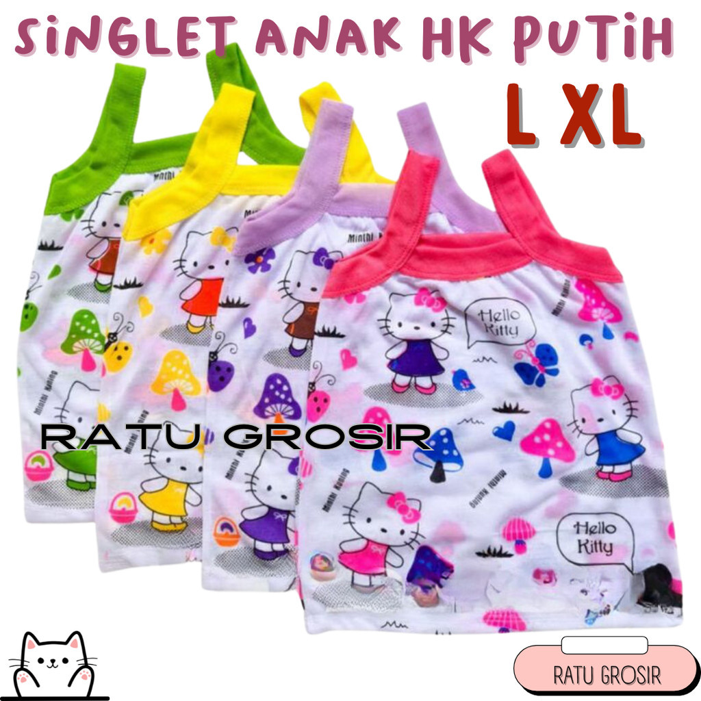 Jual Singlet Anak Perempuan Full Sablon Motif Hello Kitty Kaos Dalam ...