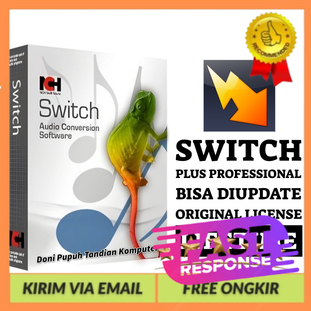 Jual NCH Switch Sound File Converter Plus Original License Lifetime | Shopee Indonesia