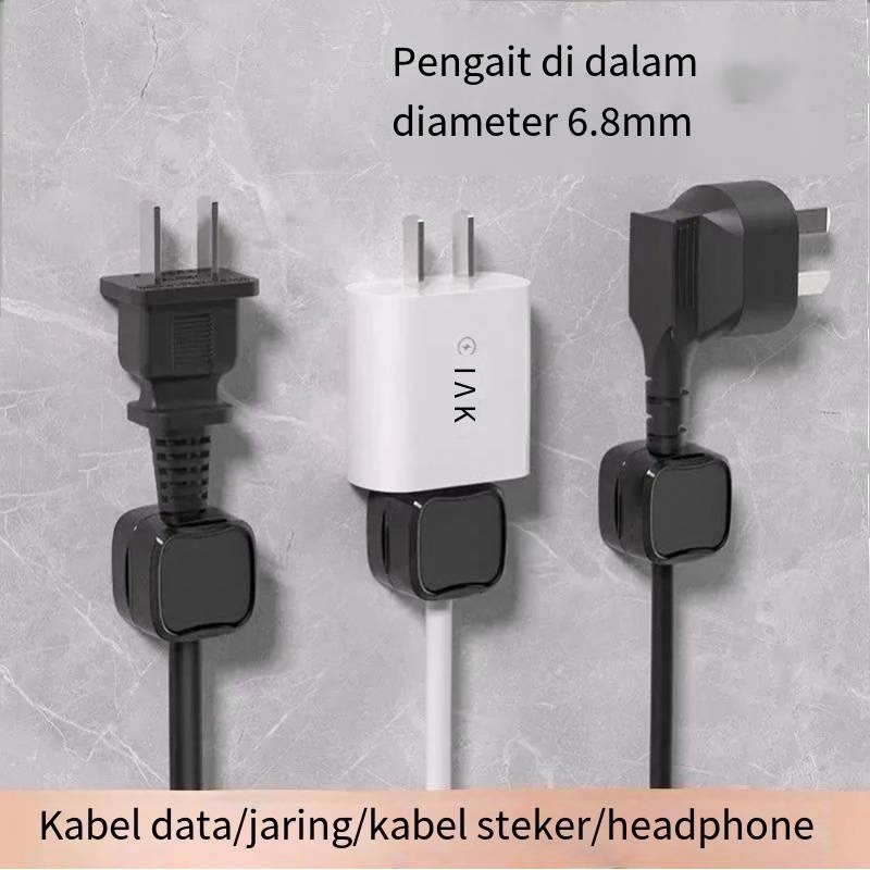 Jual Clip Penyimpanan Winder Bracket Kabel Magneti Cable Holder ...