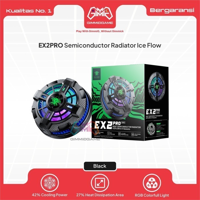 Jual Plextone EX2 PRO Cooling Fan Mobile Phone Gaming Radiator Cooling ...