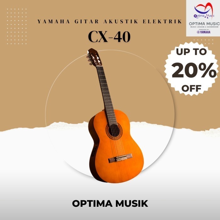 Jual Gitar Klasik/ Classic Elektrik/ Yamaha Cx40/ Cx-40/ Cx 40 Original ...