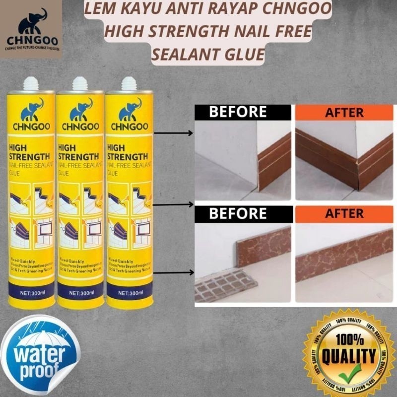 Jual LEM KAYU / LEM SEALANT / LEM BATU CHNGOO HIGH STRENGTH NAIL FREE ...