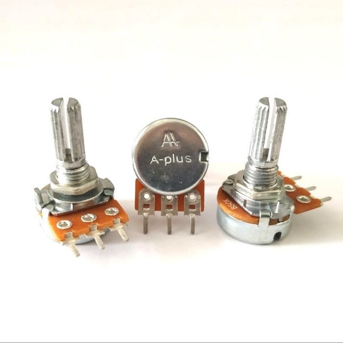 Jual A Plus Potensio Mono 5K 5000 ohm Variable Resistor Potensiometer ...