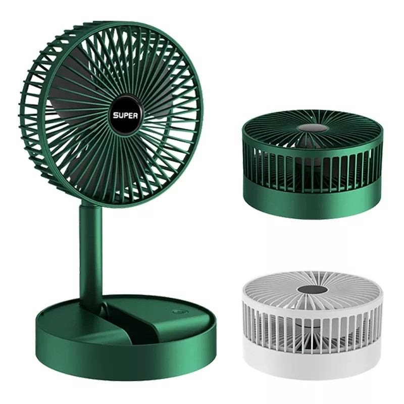 Jual Standing table fan rechargeable desktop air cooler fan mini fan ...