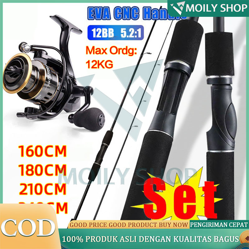 Jual # Beli 1 Dapat 7 #Pancing Set 1.6M/1.8M/2.1M/2.4M Joran Pancing Set Dengan Bahan Serat ...