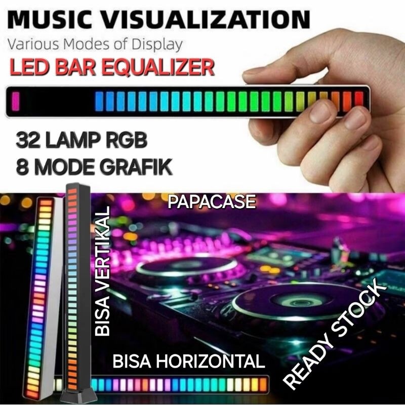 Jual LAMPU HIAS RGB MUSIK LED USB SPECTRUM AUDIO MUSIC STRIP LAMP BISA ...