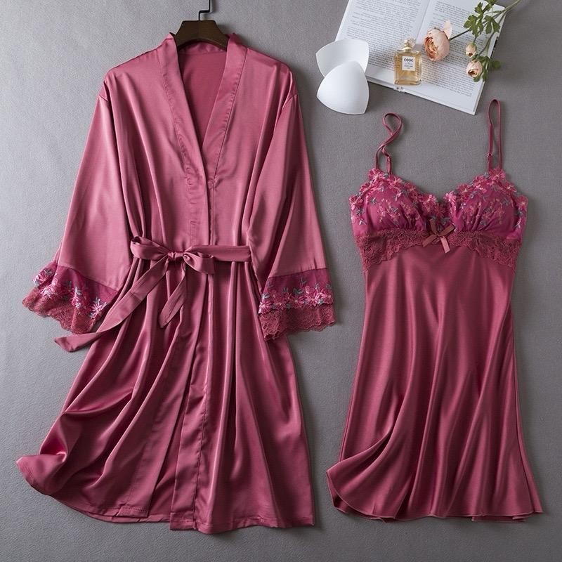 Jual NOVI - One Set Kimono Lingerie Baju Tidur Sexy Kimono Dress Tidur ...