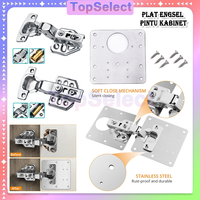 Jual Plat Perbaikan Engsel Pintu Lemari Jendela /Plat Engsel Perbaikan ...