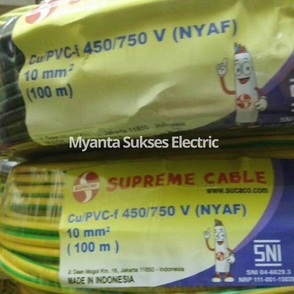 Jual Kabel Serabut NYAF 10mm SUPREME Meteran/Potongan/Eceran - Merah | Shopee Indonesia