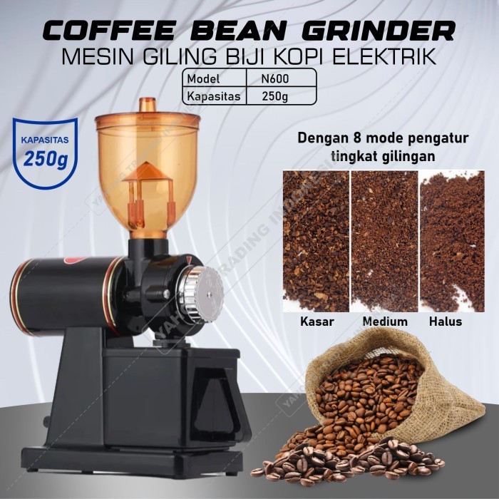 Jual Mesin Giling Kopi Gilingan Kopi Listrik N600 Electric Coffee ...
