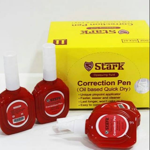 Jual Correction Pen Botol Merah (12pc) | Shopee Indonesia