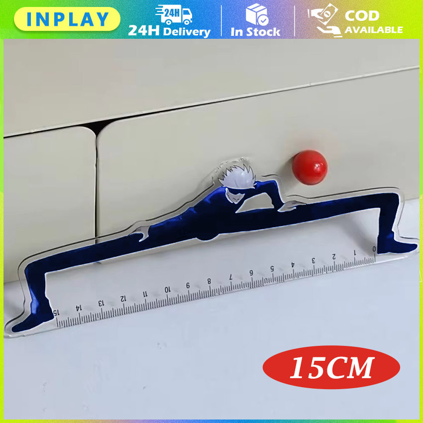 Jual 15Cm Jujutsu Kaisen Student Straight Ruler Gojo and Geto Japanese ...
