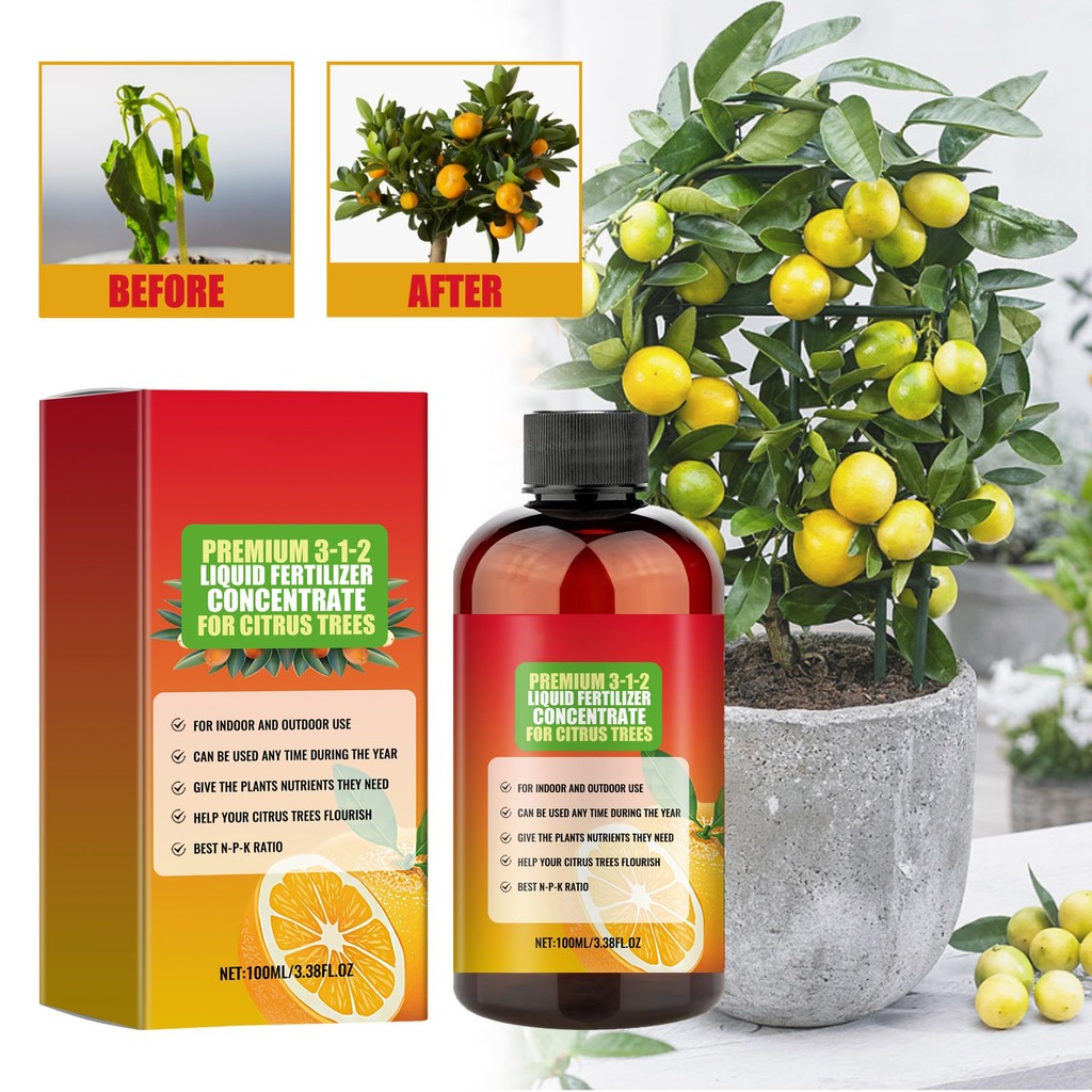 Jual 100ml Citrustree Plant Fertilizer Orange Fruit Tree Plant Root ...