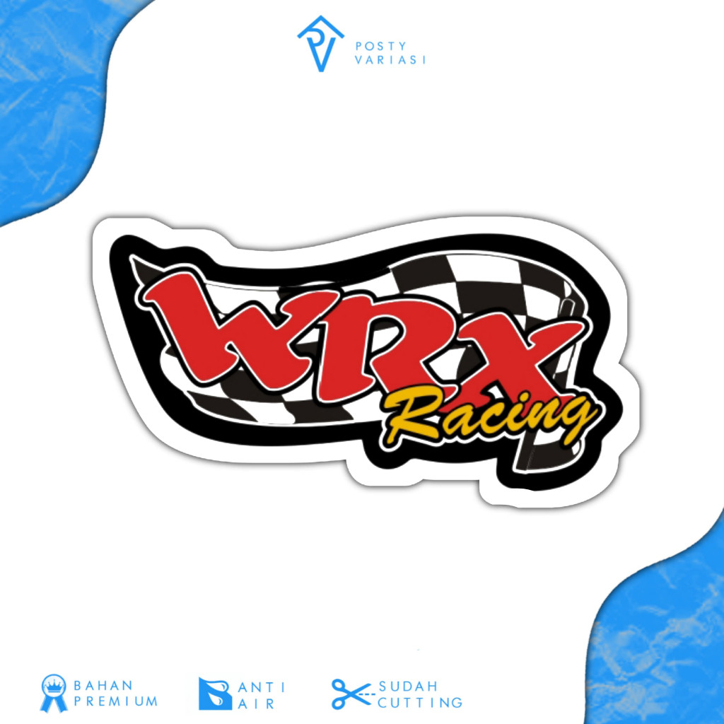 Jual Stiker WRX RACING Stiker Motor Sticker Racing Print Waterproof ...
