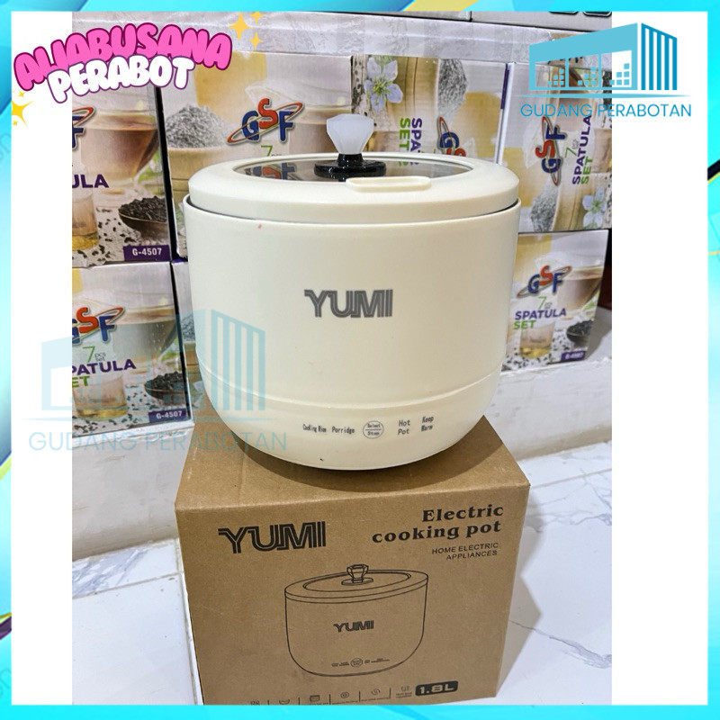 Jual GP RICE COOKER MINI /PANCI PORTABLE YUMI 1,8L /PANCI LISTRIK ...