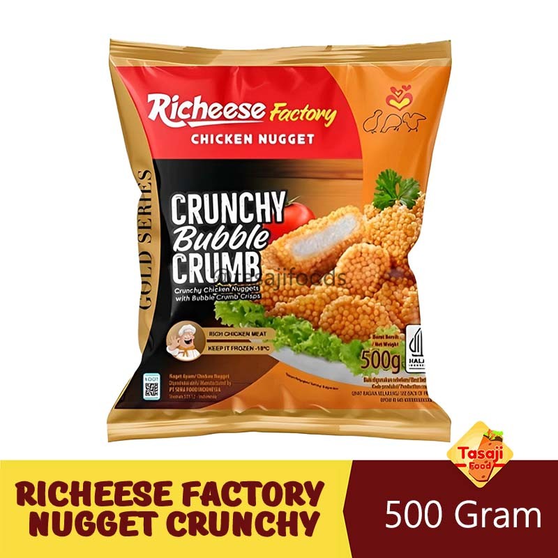 Jual Richeese Factory Nugget Crunchy Bubble Crumb 500 gr | Shopee Indonesia
