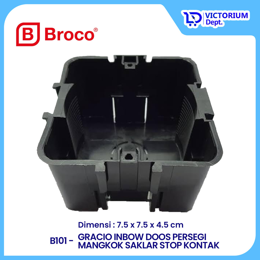 Jual VICTORIUM- BROCO GRACIO B101-53 INBOW DOOS PERSEGI Dudukan Tanam ...