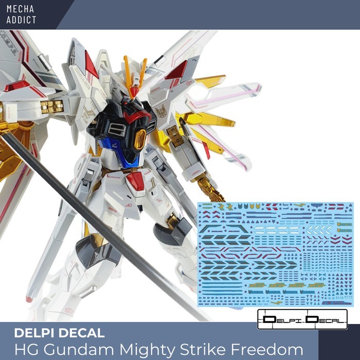 Jual Water Slide Decal HG Mighty Strike Freedom Gundam By DELPI | Shopee Indonesia