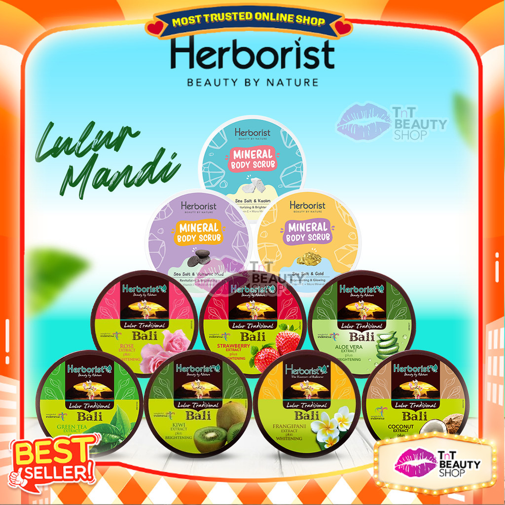 Jual Herboris Lulur Bali Tradisional 100gr & 200gr | Mineral Body Scrub ...