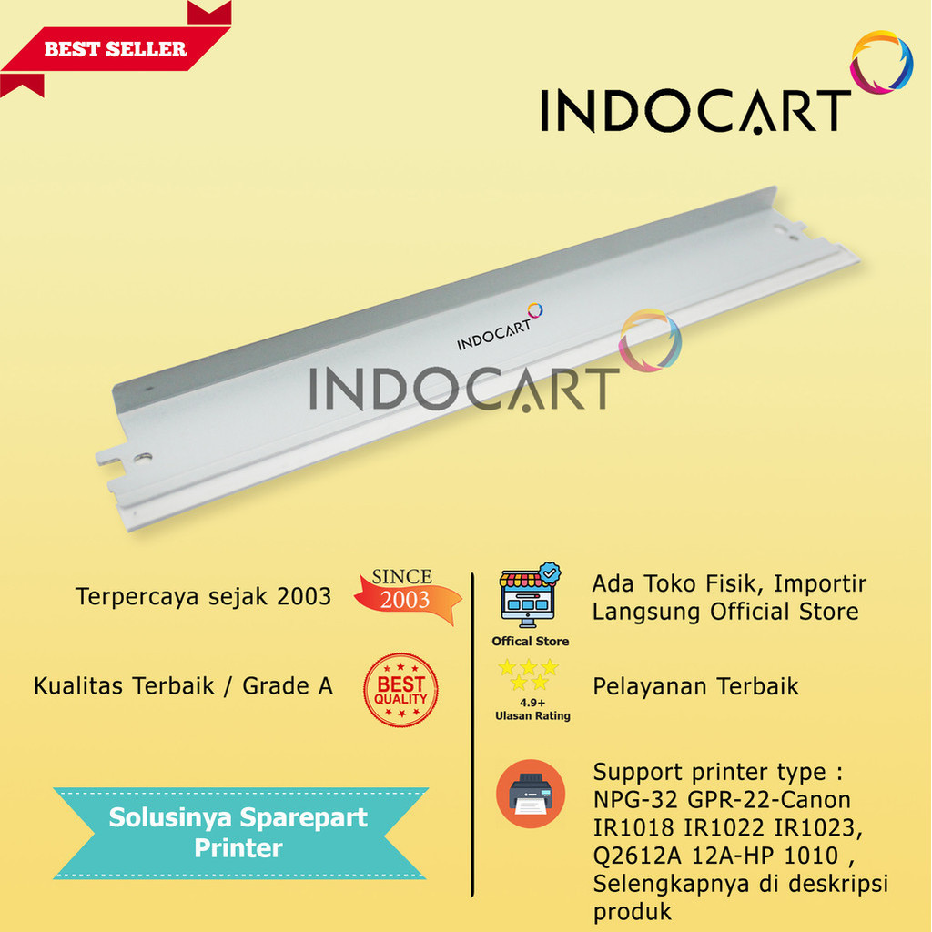 Jual Wiper Blade Kuroki NPG-32 GPR-22-Canon IR1018 IR1022 IR1023 IR1024 ...
