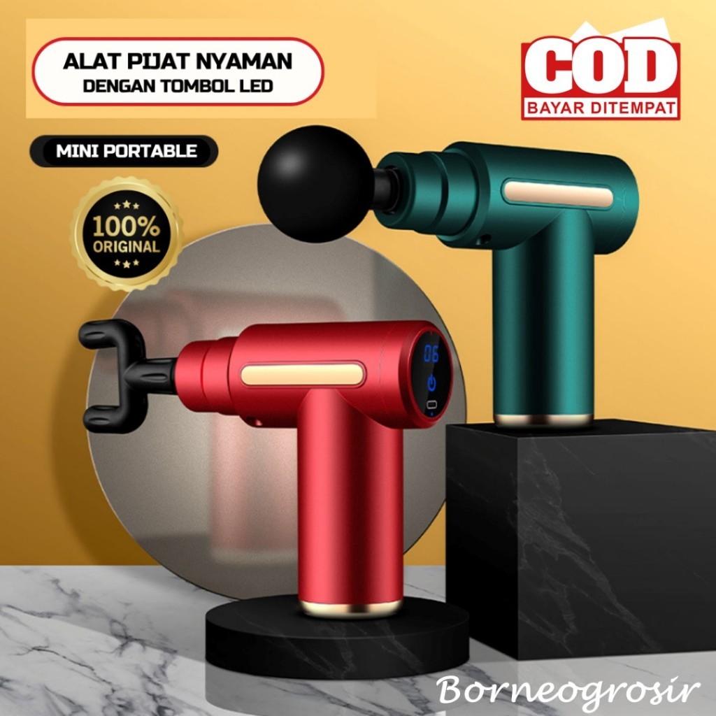 Jual Massage Gun 4 In 1 Alat Terapi Otot - Alat Pijat Getar Relaksasi ...