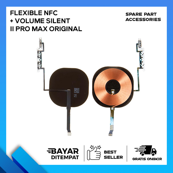 Jual FLEXIBLE NFC WIRELESS+VOLUME SILENT IP 11 PRO MAX ORIGINAL ...