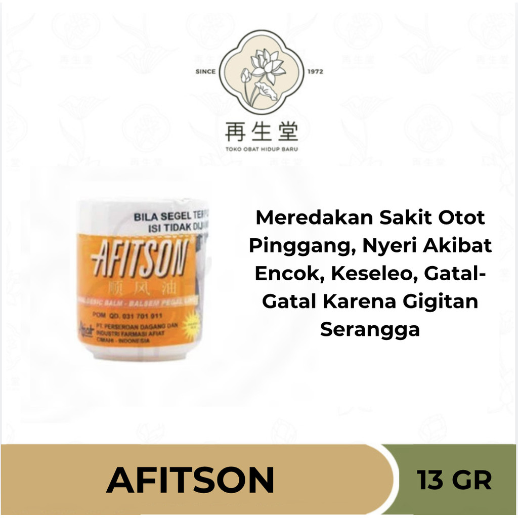 Jual AFITSON ANALGESIC BALM 13 GRAM | Shopee Indonesia
