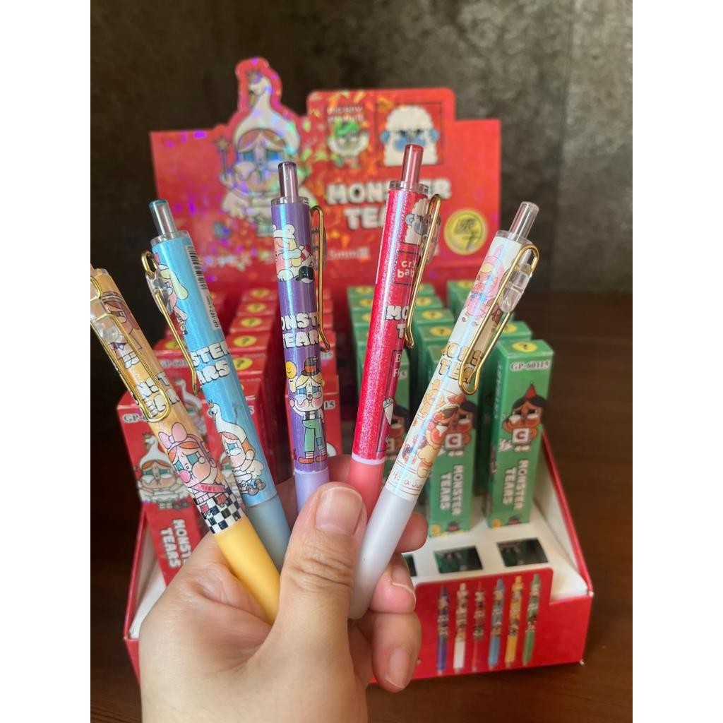 Jual Grosir Blind Box Pulpen Gel Labubu Pop Mart Monster Tears Sanrio ...