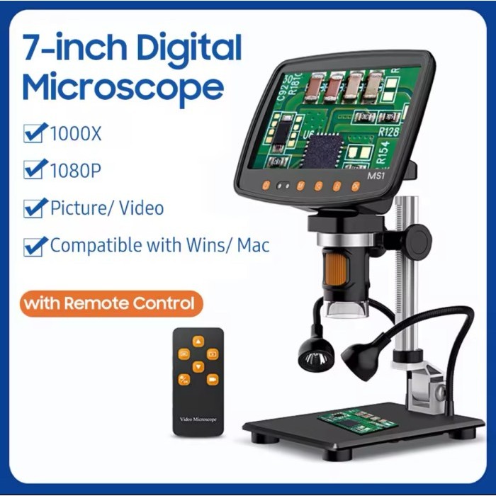 Jual Mikroskop Digital Professional Microscope With LCD 1000X ...