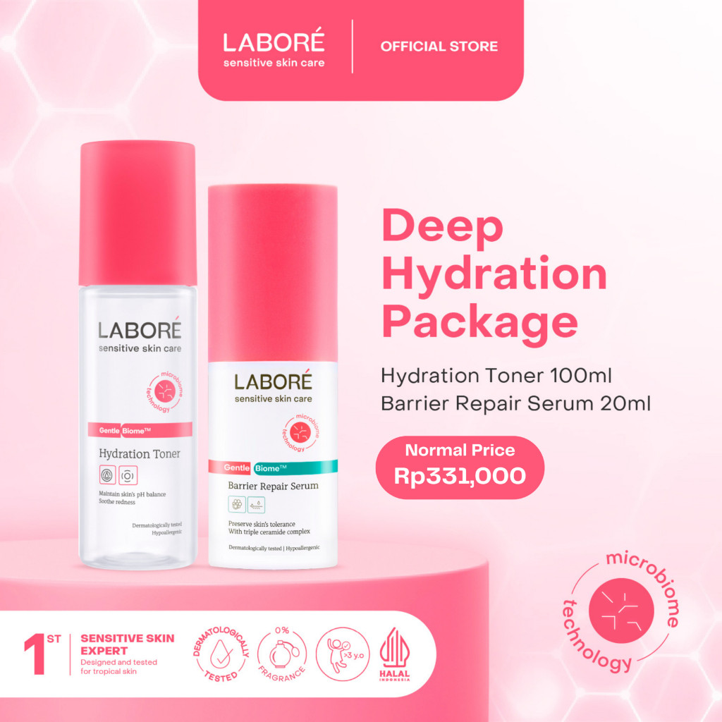 Jual Labore Deep Hydration Bundle (Hydrating Toner 100ml & Barrier ...