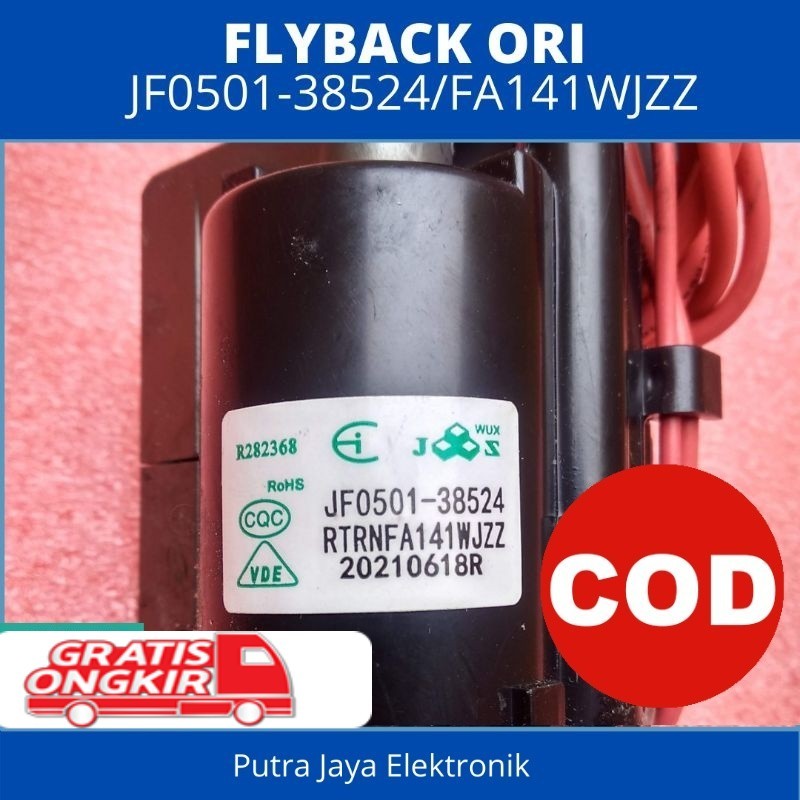 Jual Flyback TV Sharp JF0501 38524 FA141WJZZ untuk TV Sharp 29 inch ...