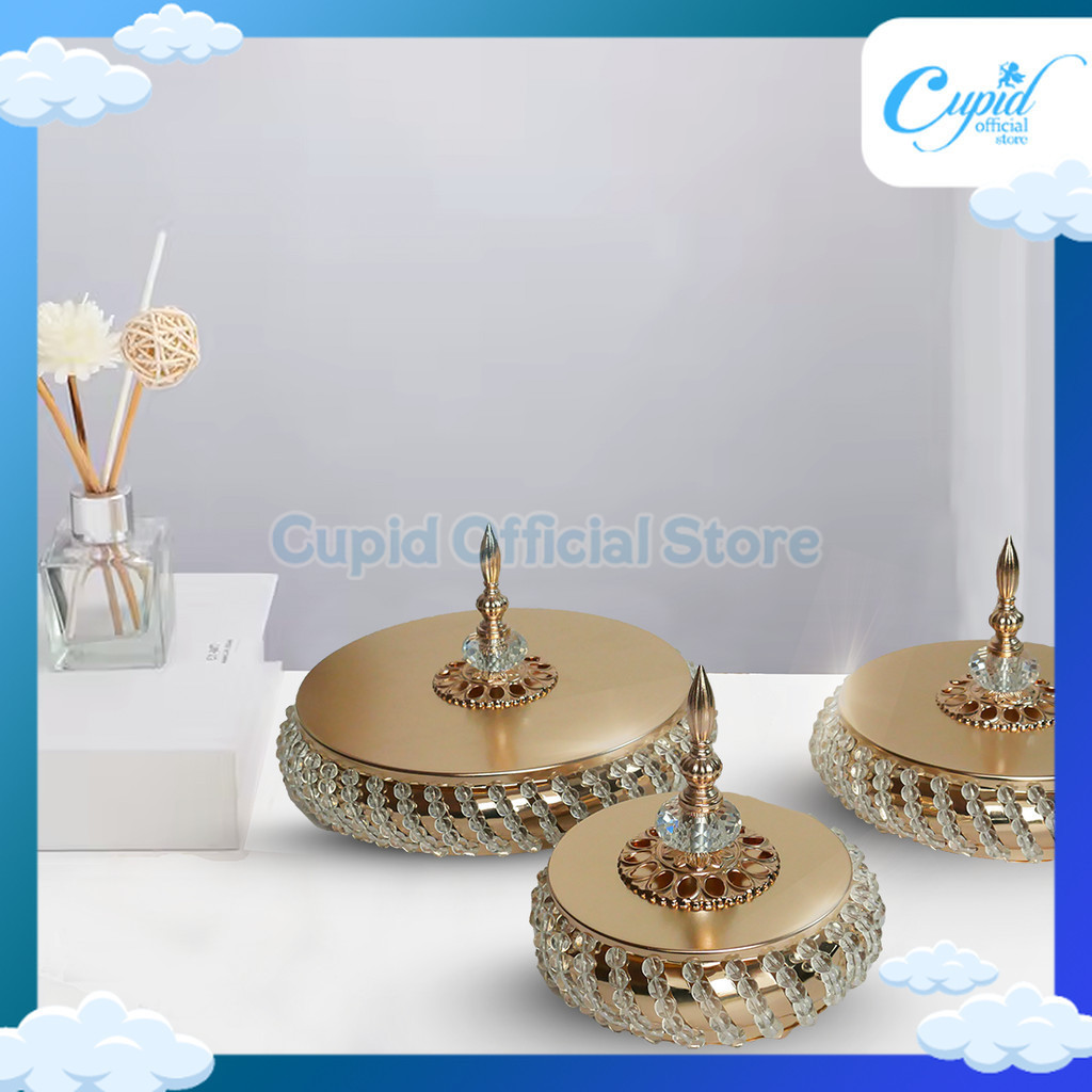 Jual Wadah Permen Kristal Desain Mewah & Elegan Bisa untuk Hiasan ...