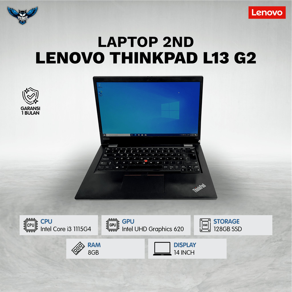 Jual LAPTOP LENOVO THINKPAD L13 G2 Intel Core i3 Gen 11th 8GB 128GB 13" | Shopee Indonesia